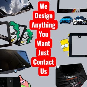 Hello Kitty 3D Acrylic License Plate Frame, Custom Cute Kawaii Car ...