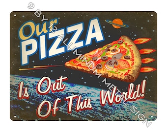 Funny Pizza Sign - Etsy