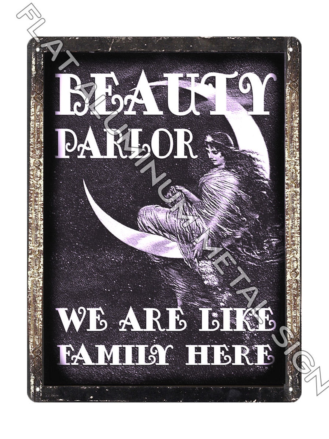 Beauty Parlor Nail Salon Decor METAL SIGN Vintage Style Gift Wall Decor ...