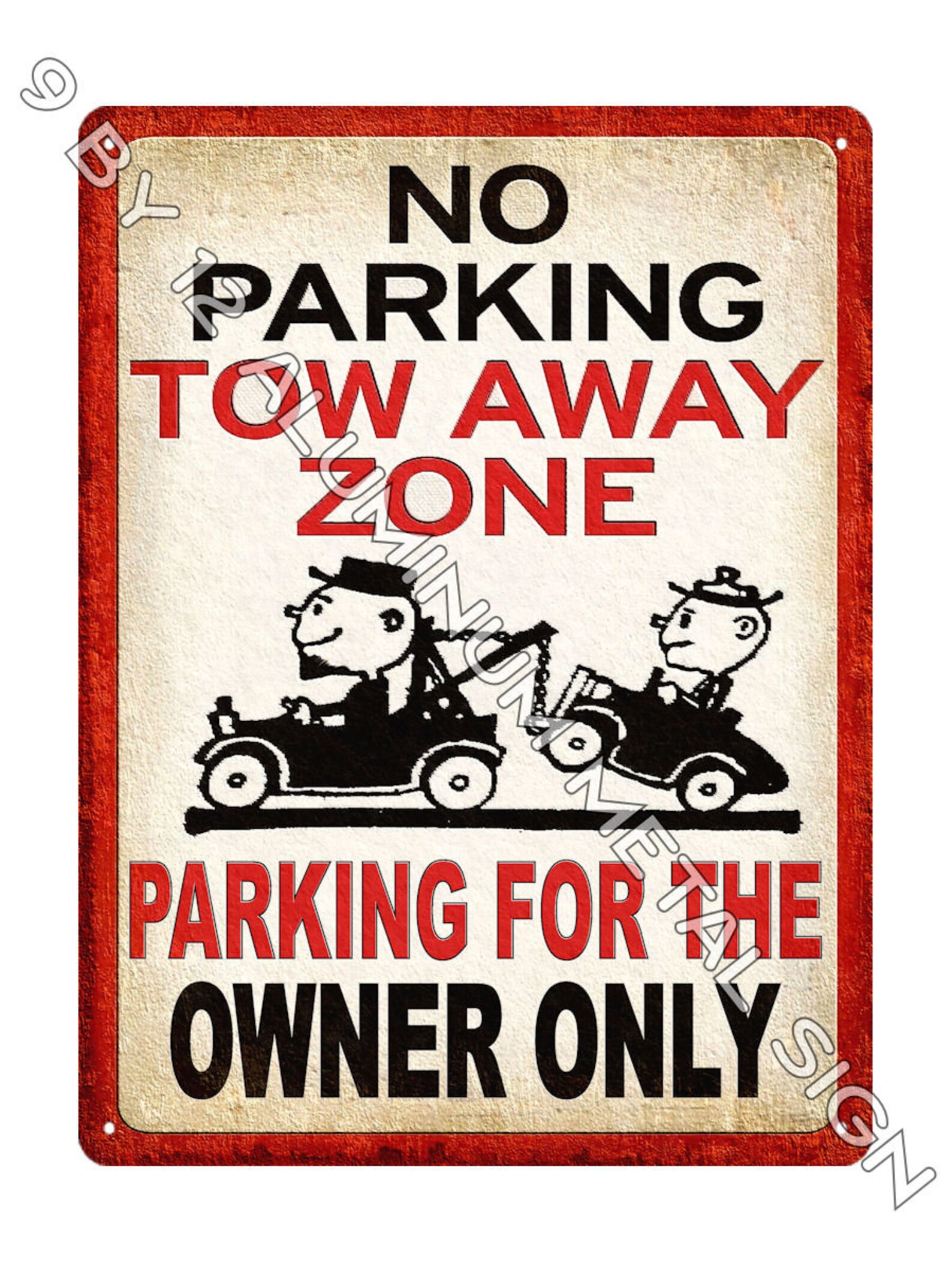 No Parking Funny METAL SIGN Great Gift for Boyfriend Garage - Etsy UK