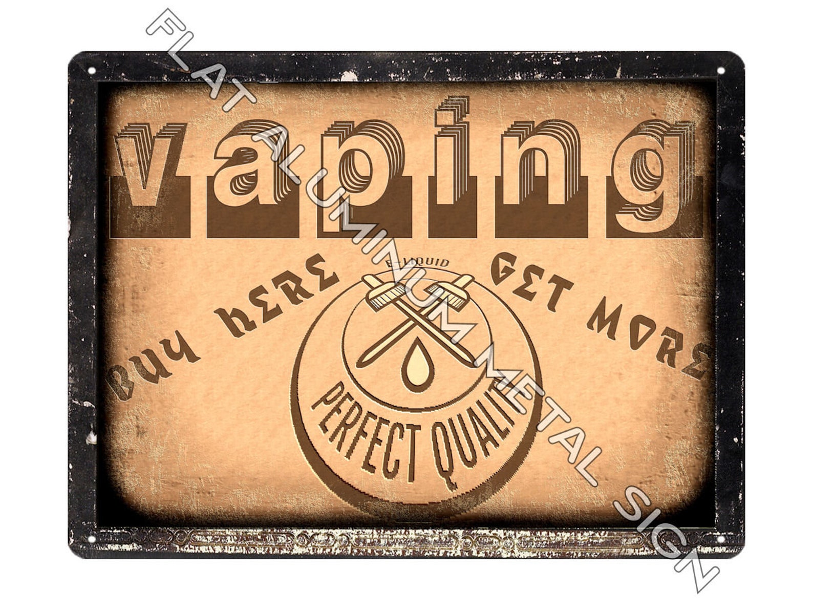 Vaping Shop Decorations Display METAL SIGN Vape Store Wall - Etsy UK