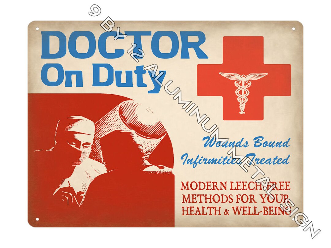 DOCTOR Gift SIGN Vintage Art Plaque Male Scalpel Operation Hospital ...