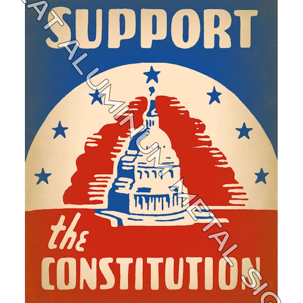 Constitution Metal Wall Art - Etsy