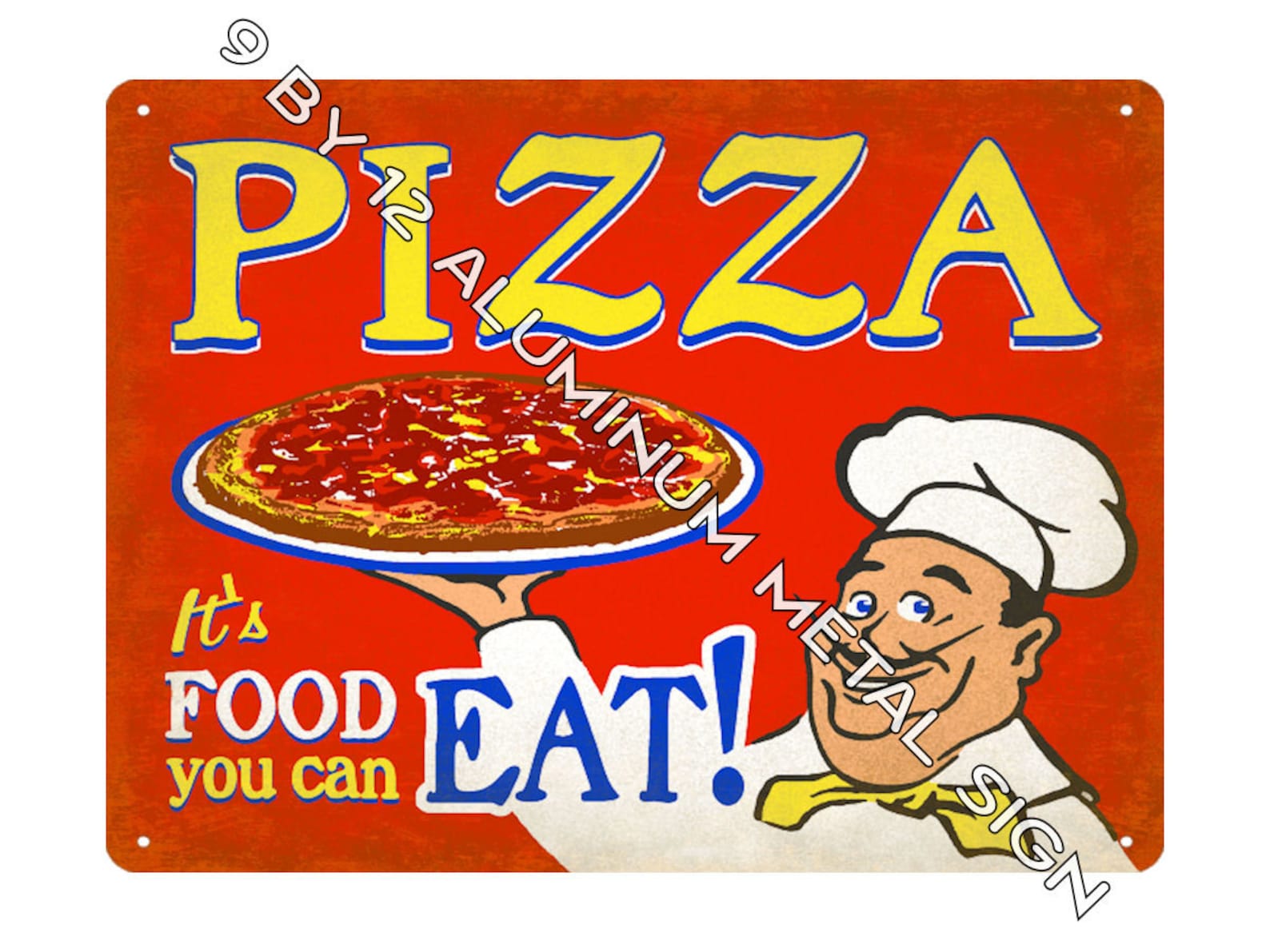 Pizza Parlor restaurant METAL SIGN funny gift for kitchen wall - Etsy ...