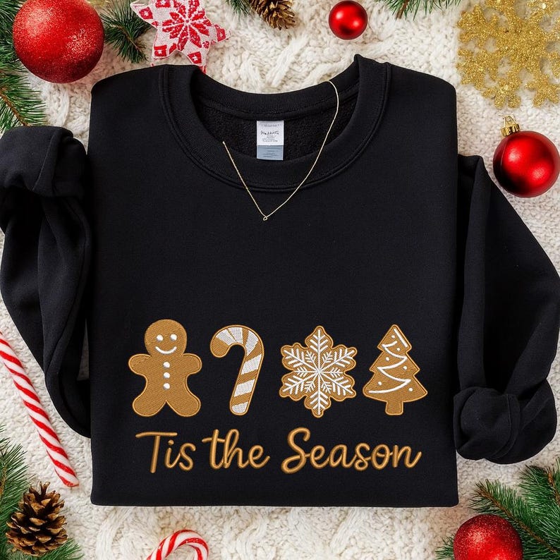Tis the Season Embroidery Machine File | PES, JEF, DST, Vp3, Hus ...