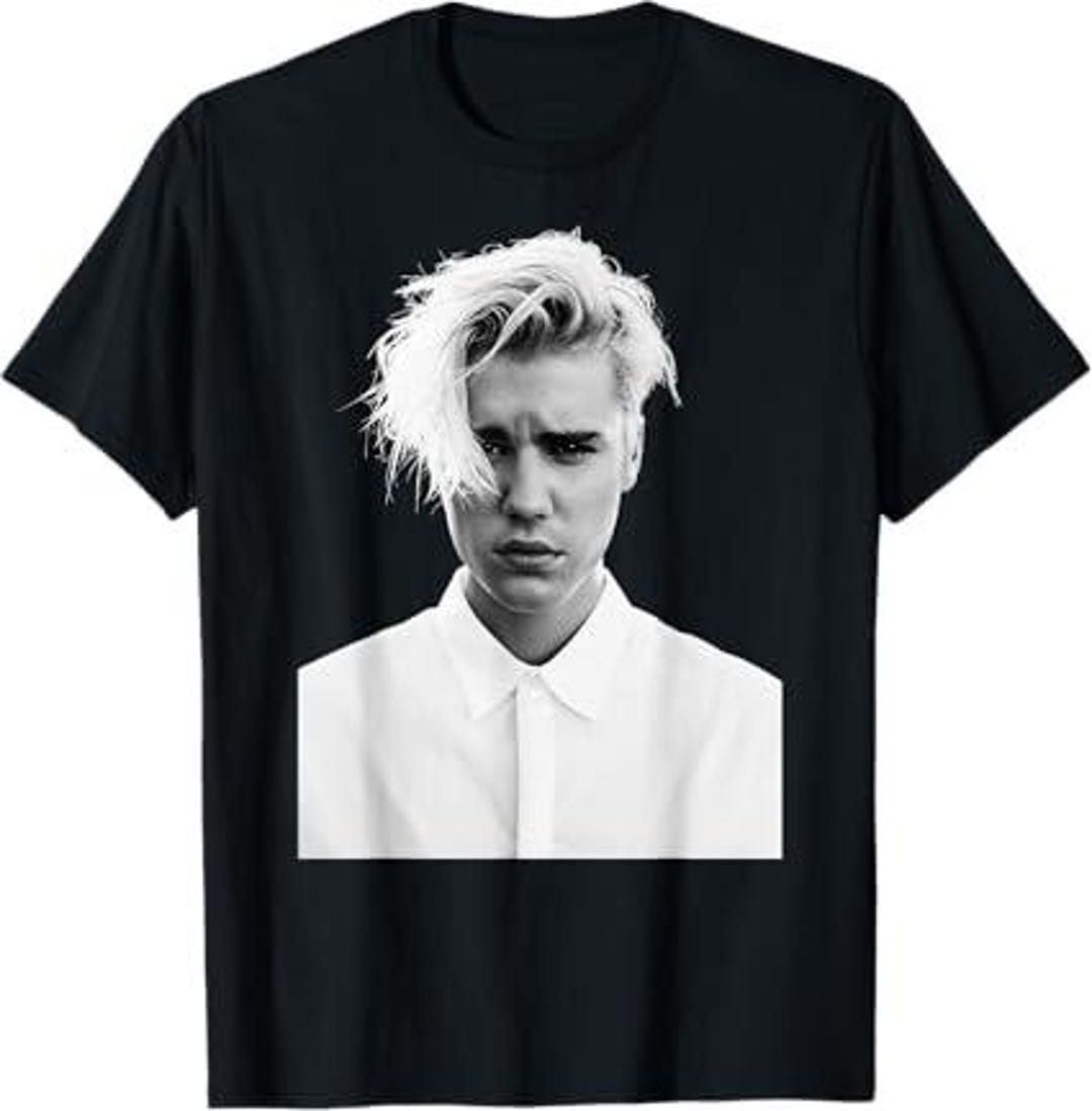 Justin Bieber Official Purpose Tour Photo Dateback T-shirt T-shirt PNG ...