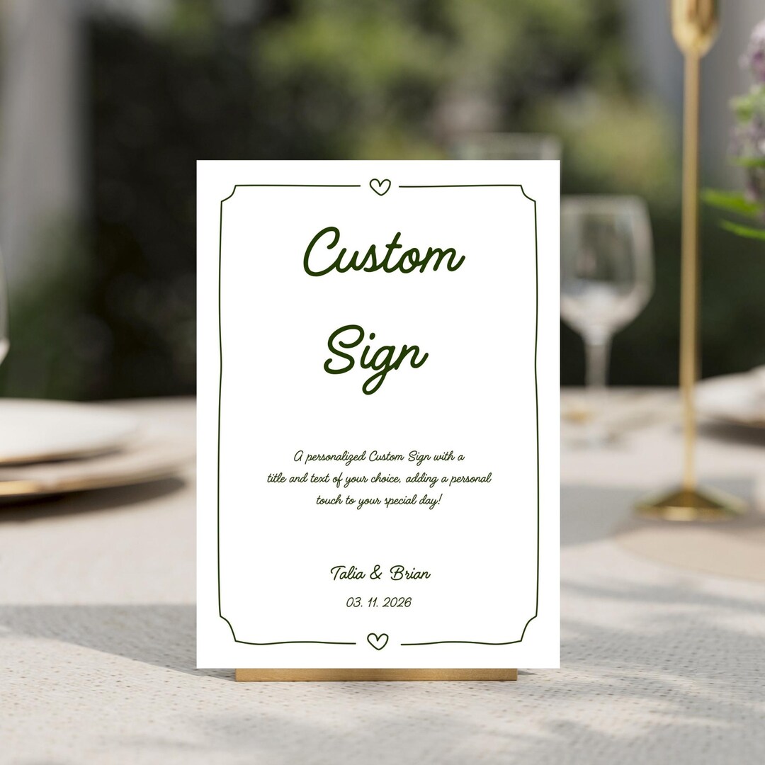 Editable Wedding Sign Template | Custom Wedding Sign Printable ...