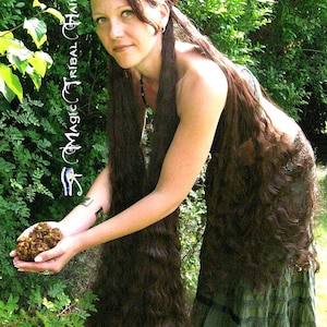 Renaissance Hair Falls Pigtails Natural Waves YOUR COLOR 39" Long ...
