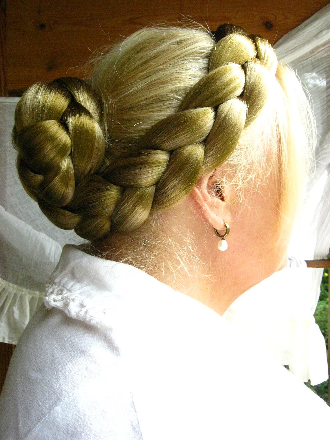 Braided Hair Crown YOUR HAIR COLOR Bavarian Dirndl Hairstyle - Etsy