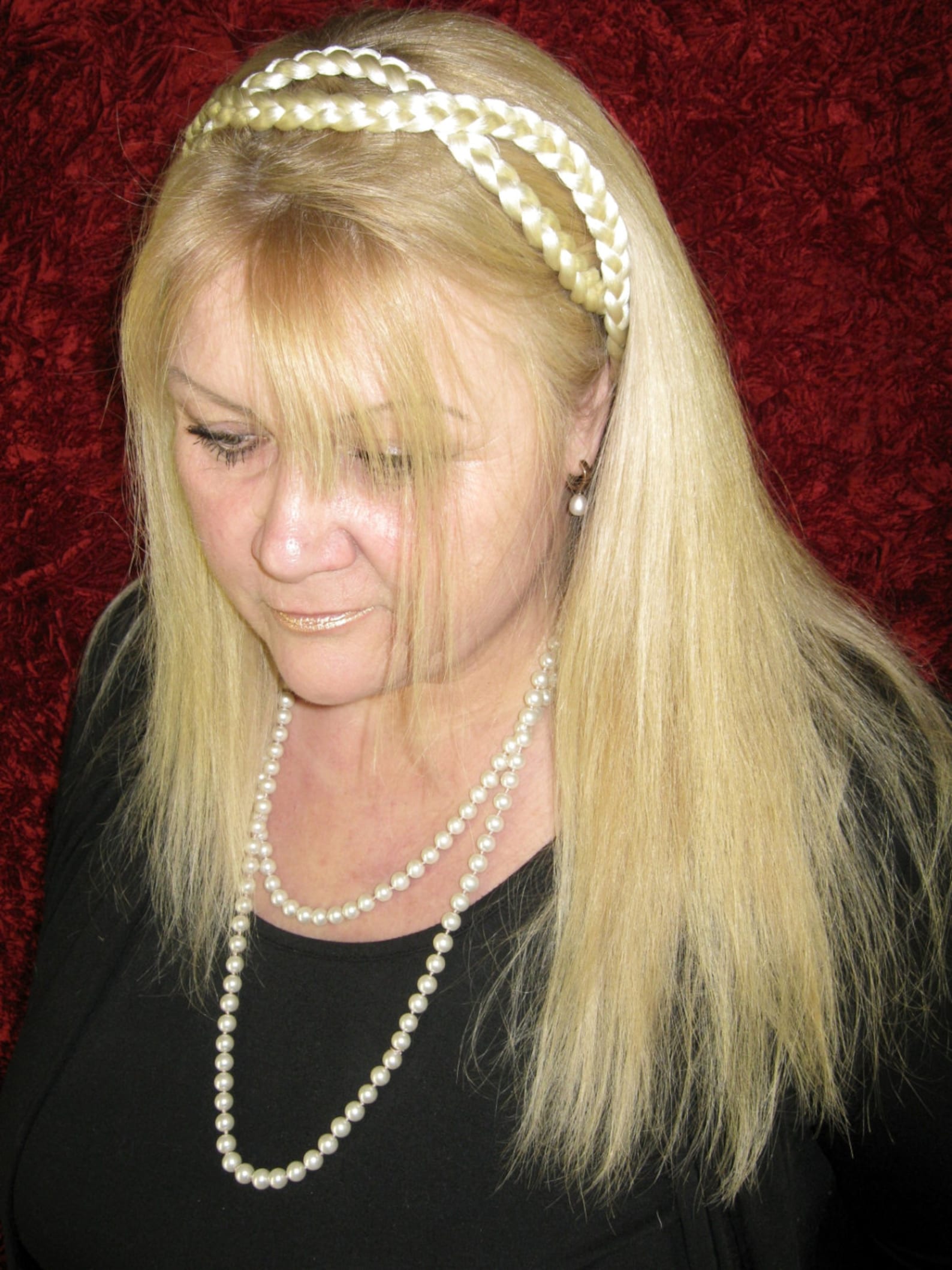 CUSTOM Hairband RETRO Braid HEADBAND 60s 70s Polkadot - Etsy