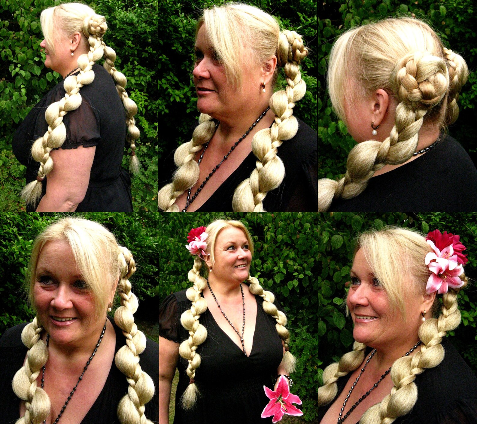 2x Elven HAIR Piece FALL Ponytail BRAID Custom Wig - Etsy