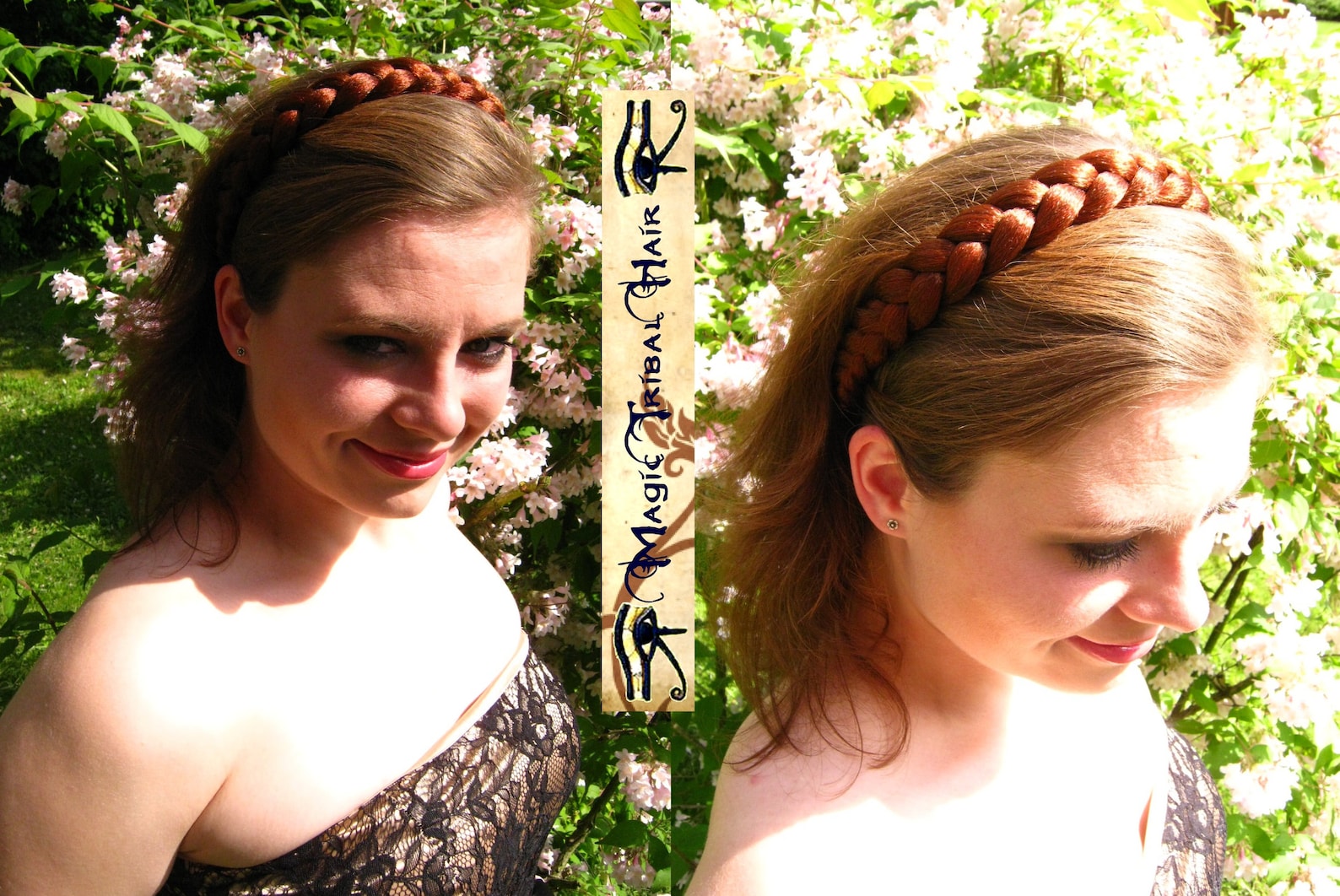 HEADBAND HAIR PIECE Custom Color Braid Hairband Wedding Hair - Etsy
