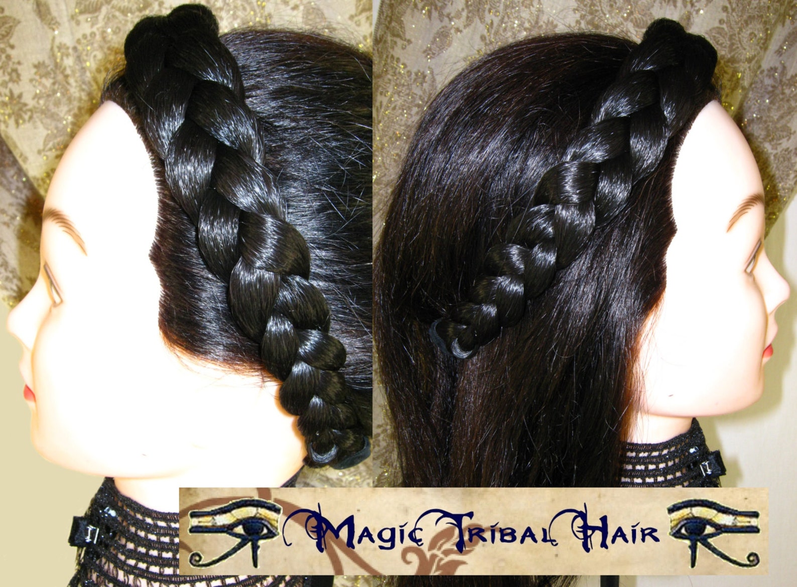 CUSTOM BRAID Gretel HAIRBAND Hair Piece Medieval Plait Crown - Etsy