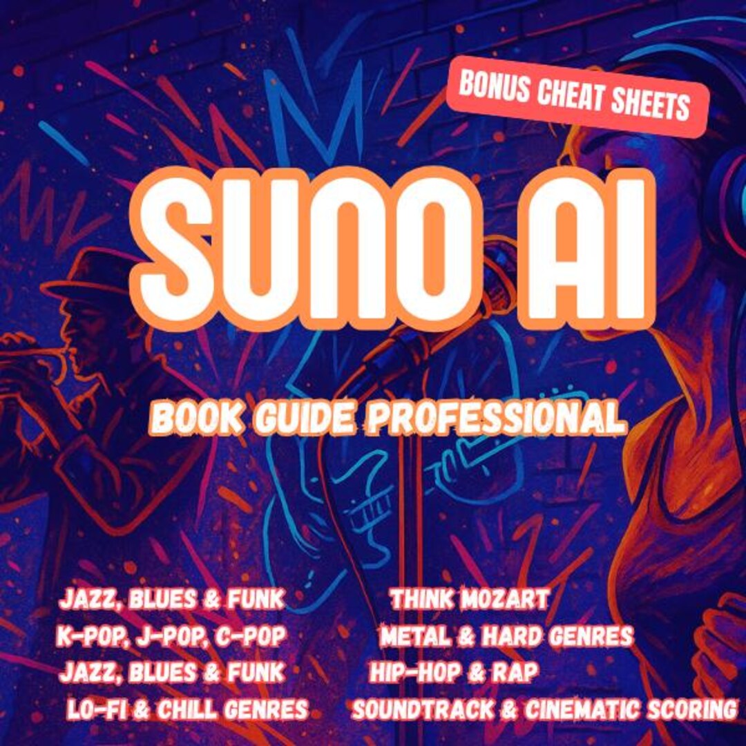 Suno AI Music Guide Bundle | 2 Pdfs for AI Songwriting, Styles, Tags & Creative Techniques - Etsy