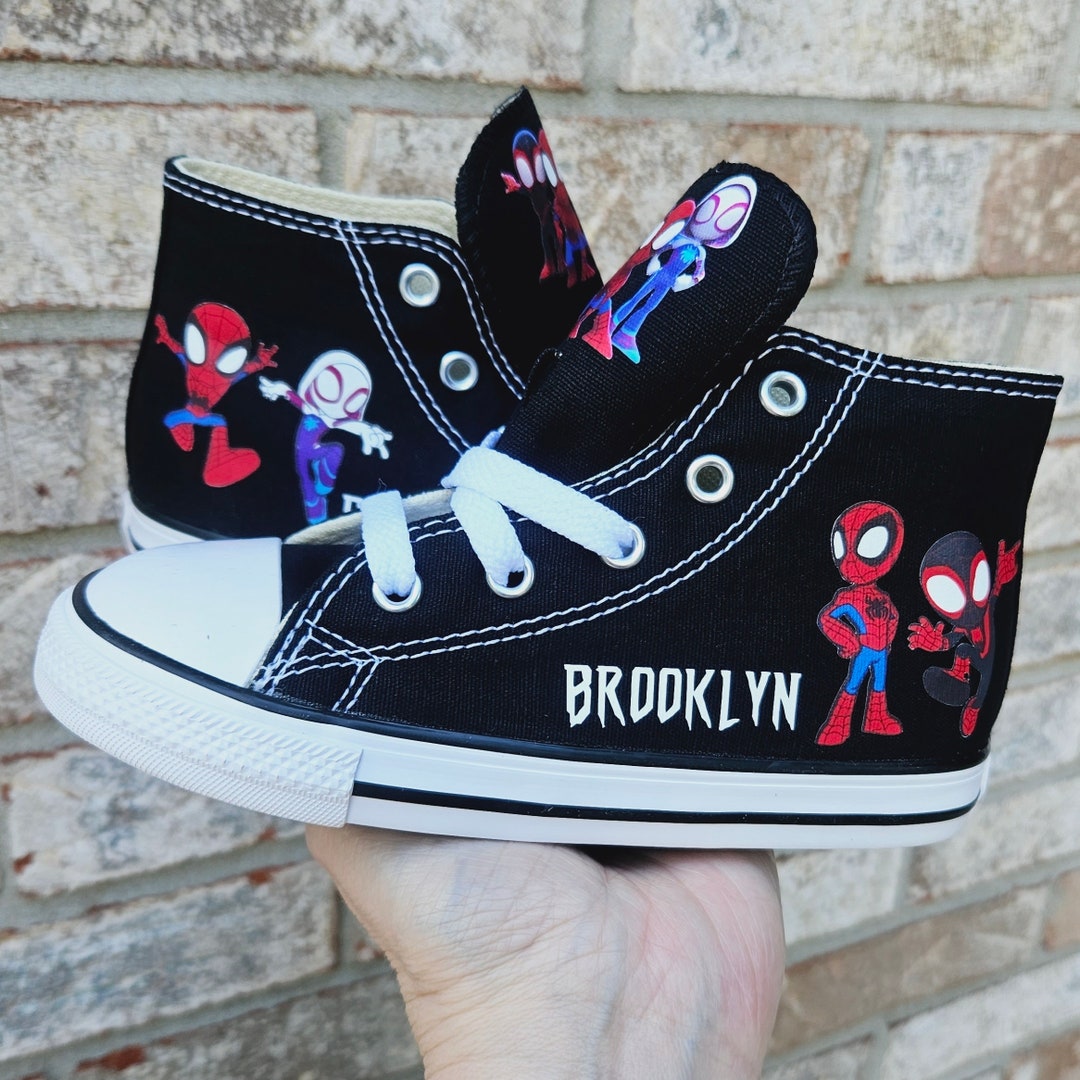 Custom Spiderman Converse , Spidey and His Amazing Friends Converse ...