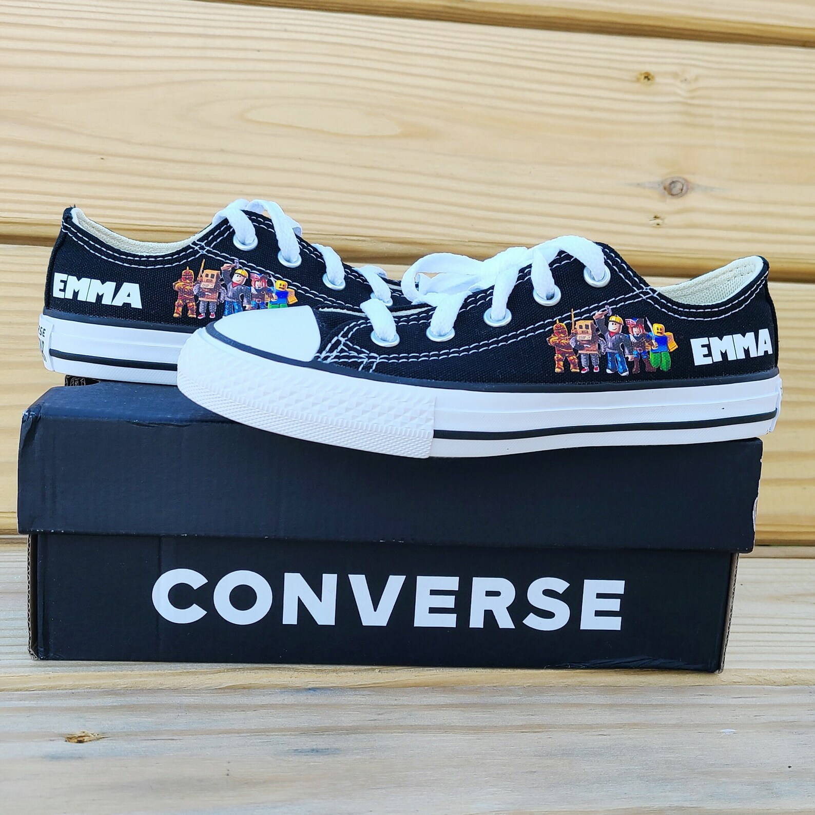 Roblox Shoes Personalized Converse - Etsy