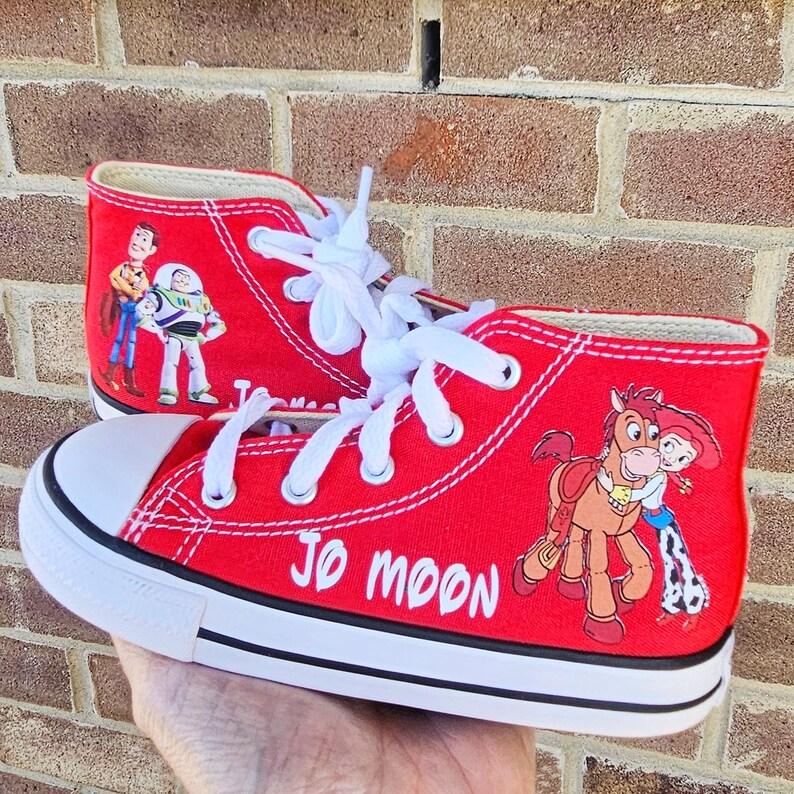 Toy Story Converse Buzz Woody Jessie Bullseye Many Colors and Sizes - Etsy