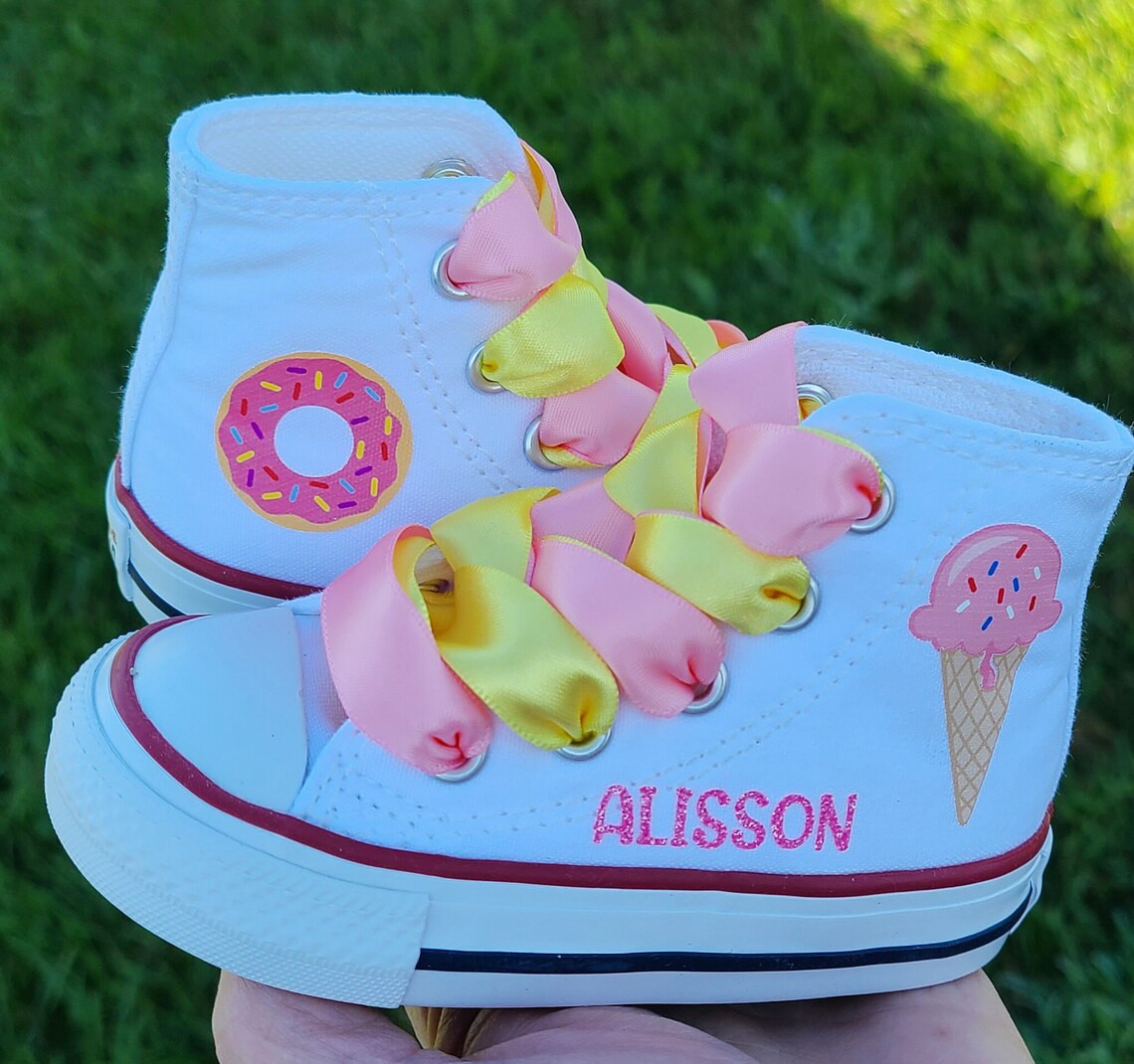 Donut Converse Personalized Donut Grow Up Ice Cream Cone | Etsy