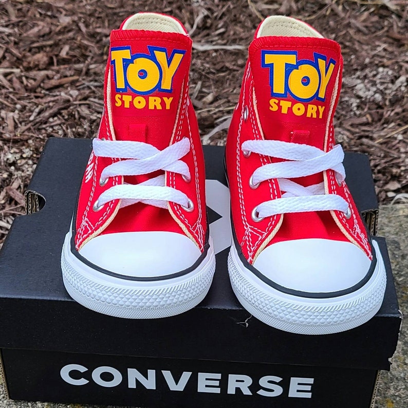 Toy Story Converse Personalized Name Buzz and Woody Many - Etsy