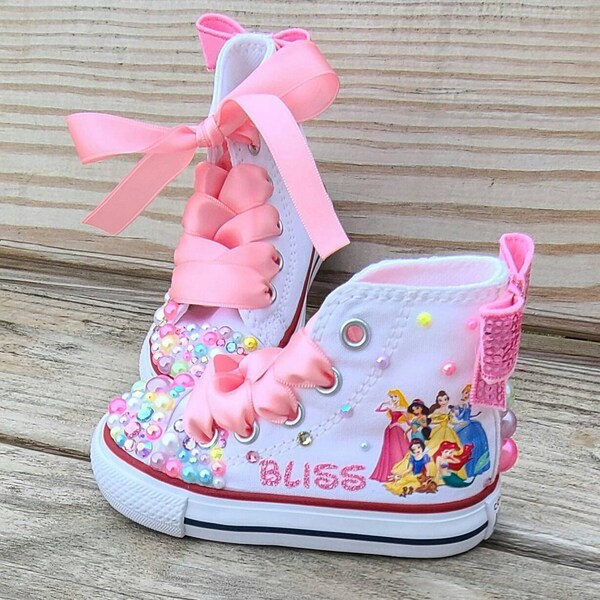 Princess Converse - Etsy