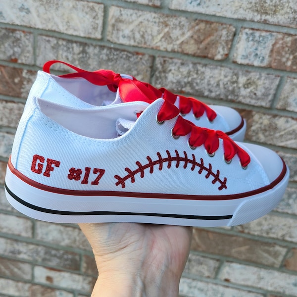 Baseball Converse - Etsy