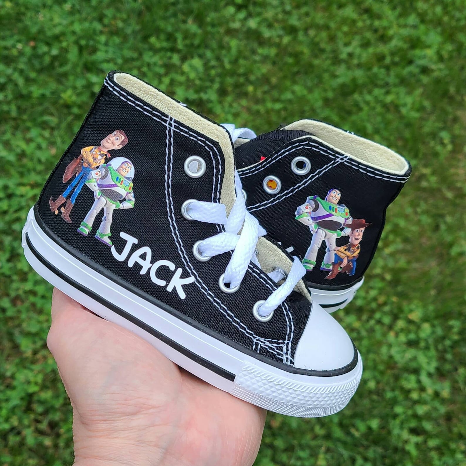 Toy Story Converse Personalized Name Buzz and Woody Many - Etsy