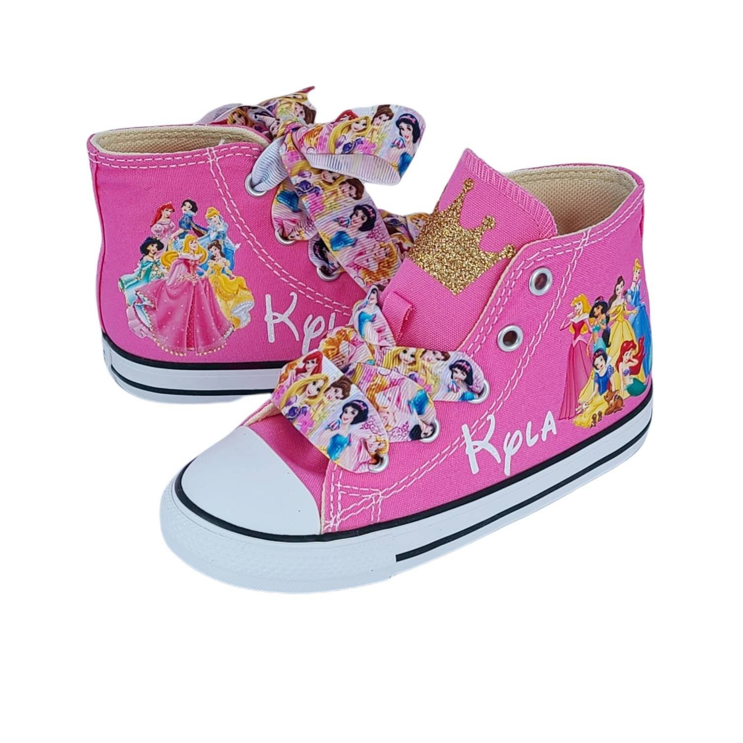 Disney Princess Converse Girls Princess Converse Personalized Toddler ...