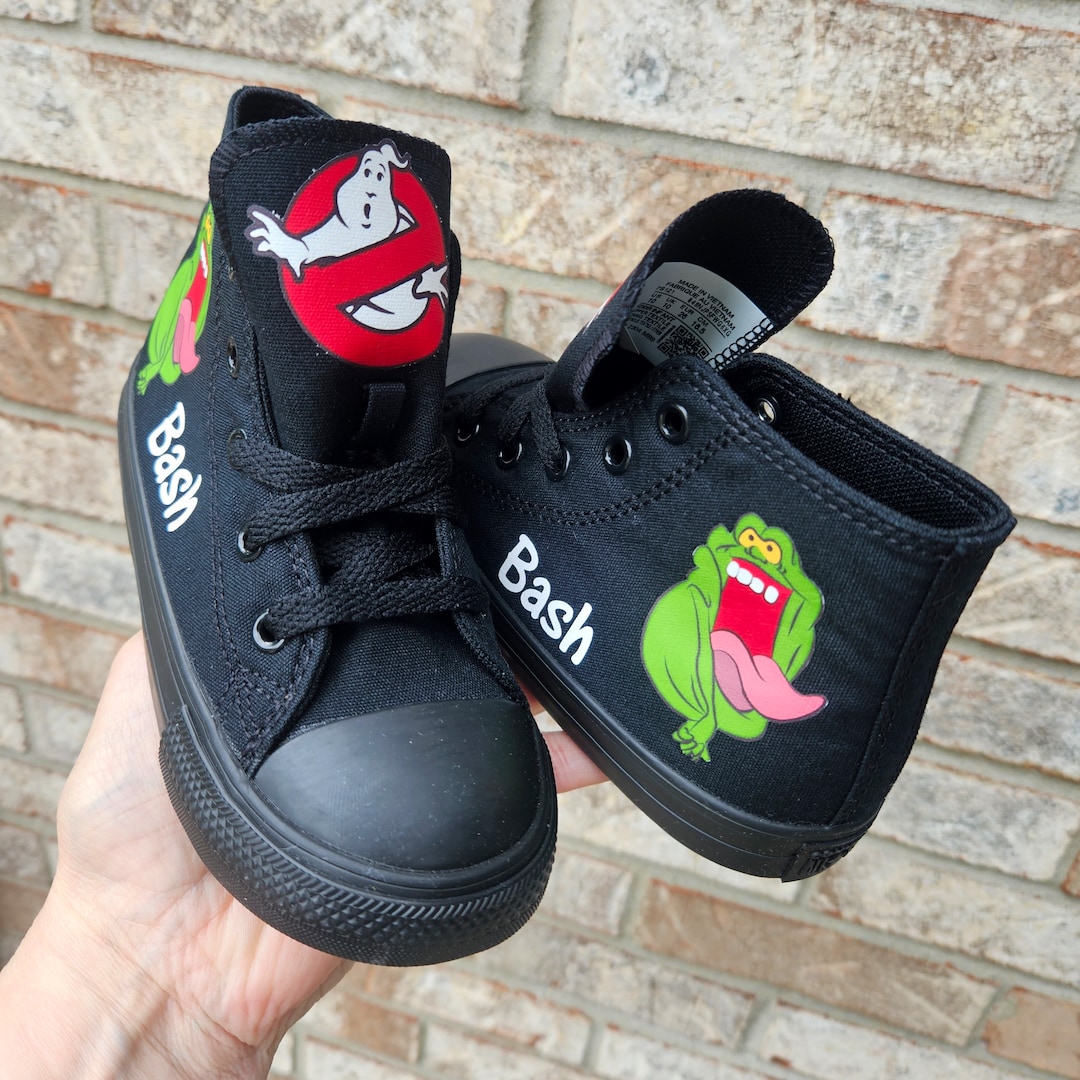 Custom Ghostbusters Converse, Ghostbuster Slime Sneakers, Many Colors ...