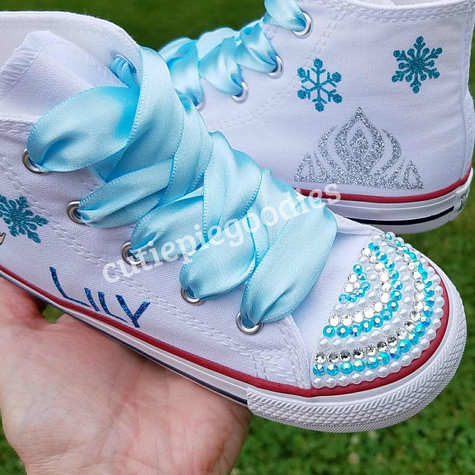 Frozen Elsa Converse Personalized Frozen Shoes Toddler Girls - Etsy