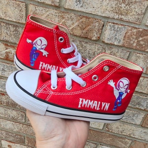 Personalized Gwen Converse, Spidey and His Amazing Friends Girl ...