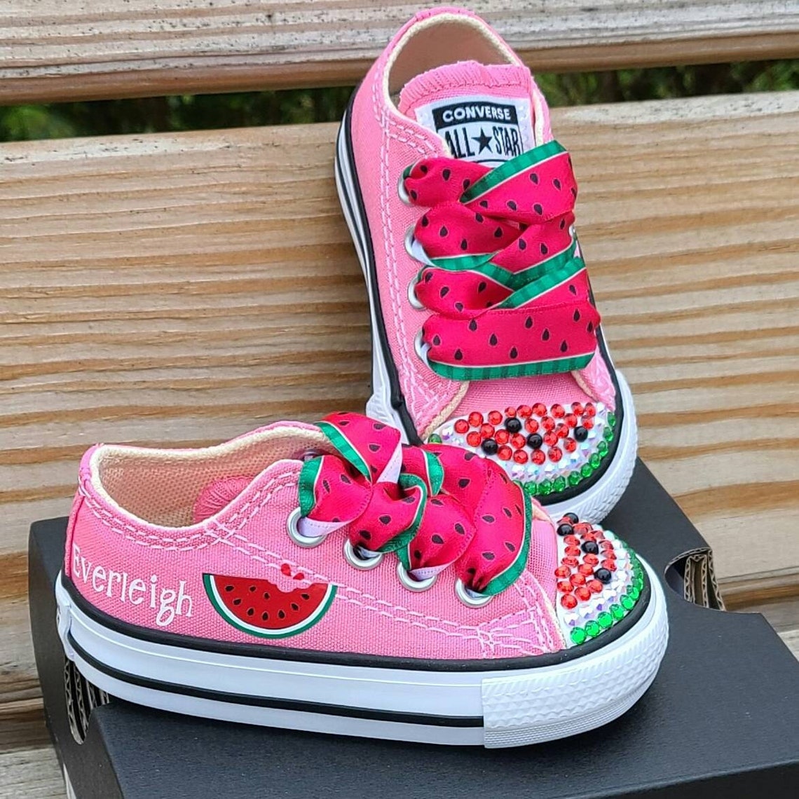 Watermelon Converse Personalized Name One in A Melon Many - Etsy