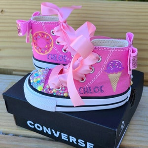 Donut Converse, Personalized, Donut Grow Up, Ice Cream Cone, Sprinkles ...