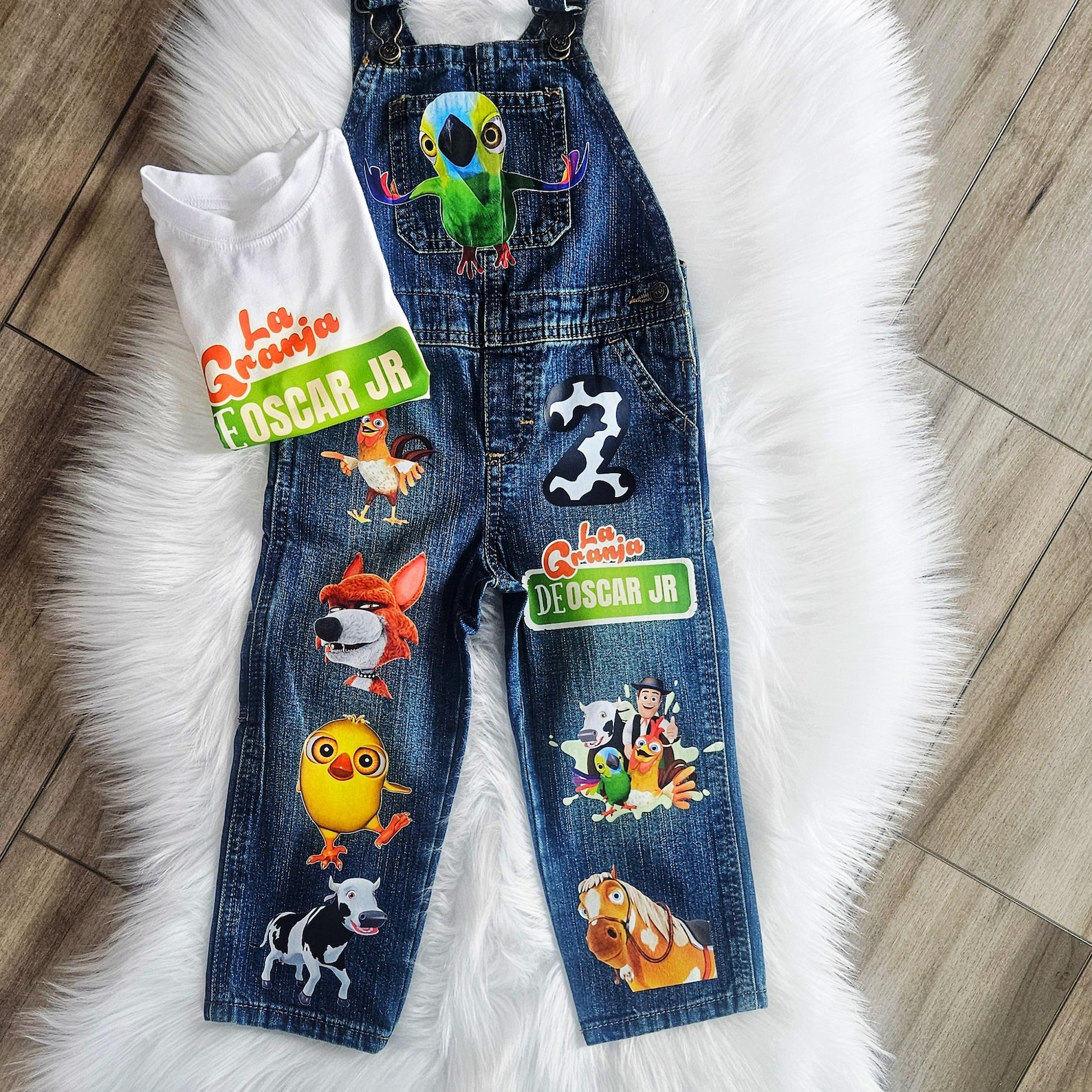 Zenon Overalls Granja De Zenon Outfit for Boy or Girl Denim Shortalls ...