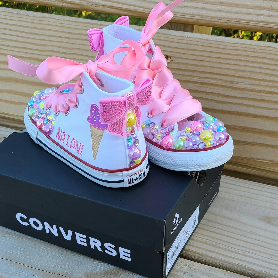 Donut Converse, Personalized, Donut Grow Up, Ice Cream Cone, Sprinkles ...