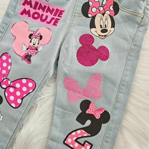 Minnie Mouse Overalls Denim Overalls for Baby Toddler Minnie Mouse ...