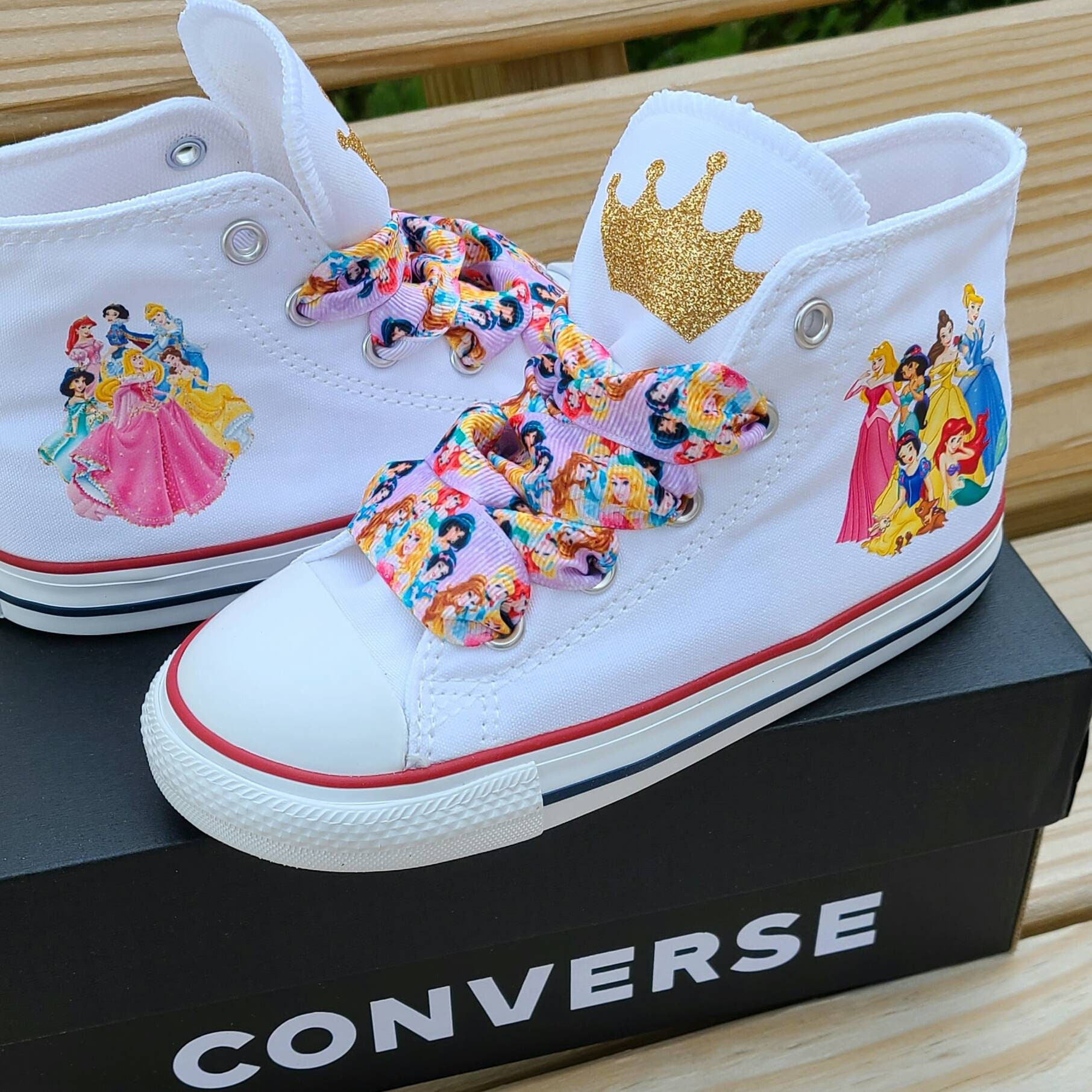 Disney Princess Converse Girls Princess Converse Personalized Toddler ...