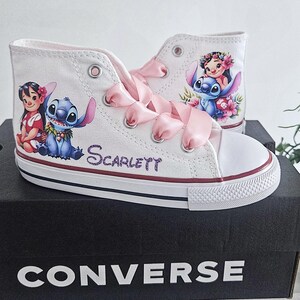Lilo and Stitch Converse for Kids Many Sizes and Colors Personalized ...
