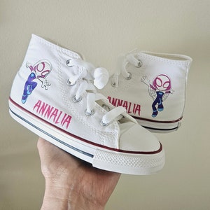 Personalized Gwen Converse, Spidey and His Amazing Friends Girl ...