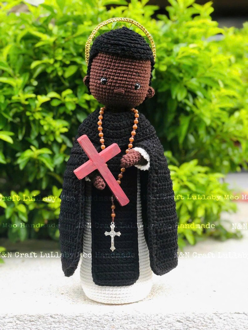 Crochet Catholic Saint Doll – Handmade Cotton Religious Decor - Etsy