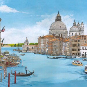 The Grand Canal, Venice - Limited Edition Art Print - Etsy