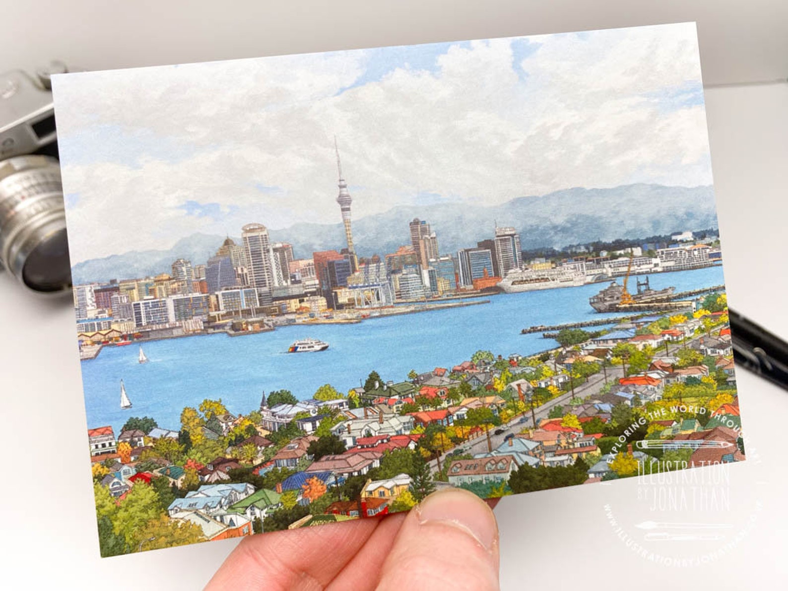 Illustrated World Postcard Set No. 3 (pack of 10) - Etsy