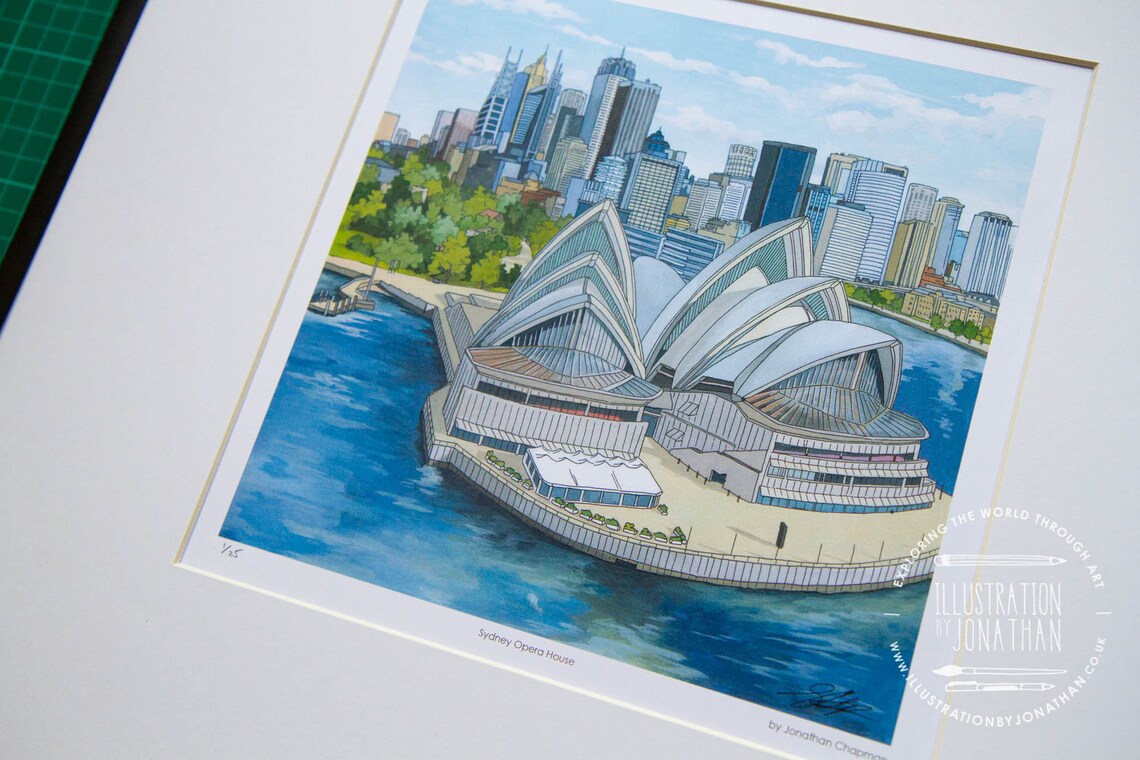 Sydney Opera House - Limited Edition Art Print - Etsy