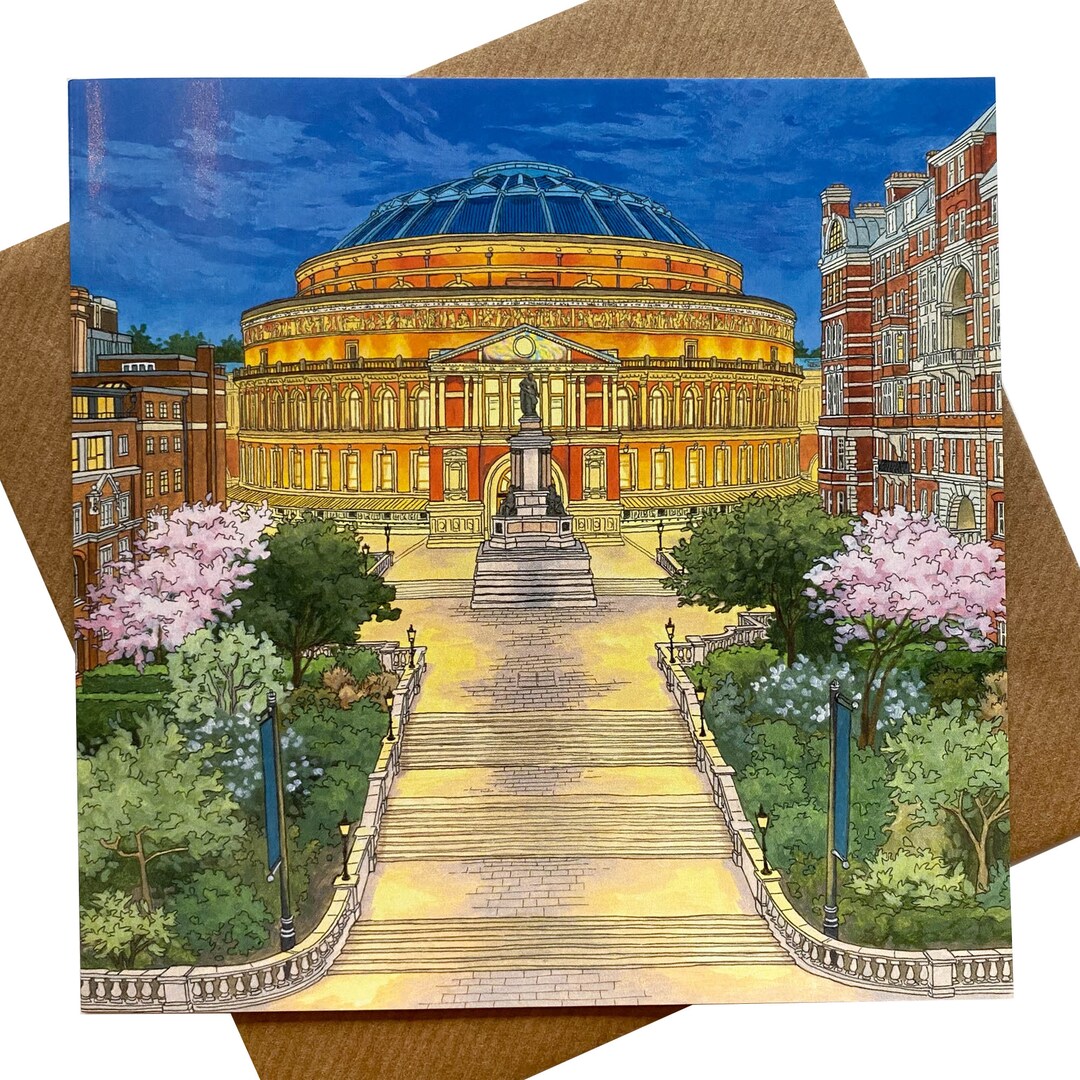 Greeting Card: Royal Albert Hall - Etsy UK