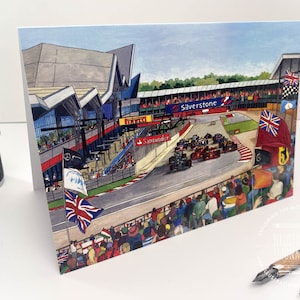 Silverstone Grand Prix Greeting Card - Etsy UK