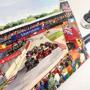 Silverstone Grand Prix Greeting Card - Etsy UK