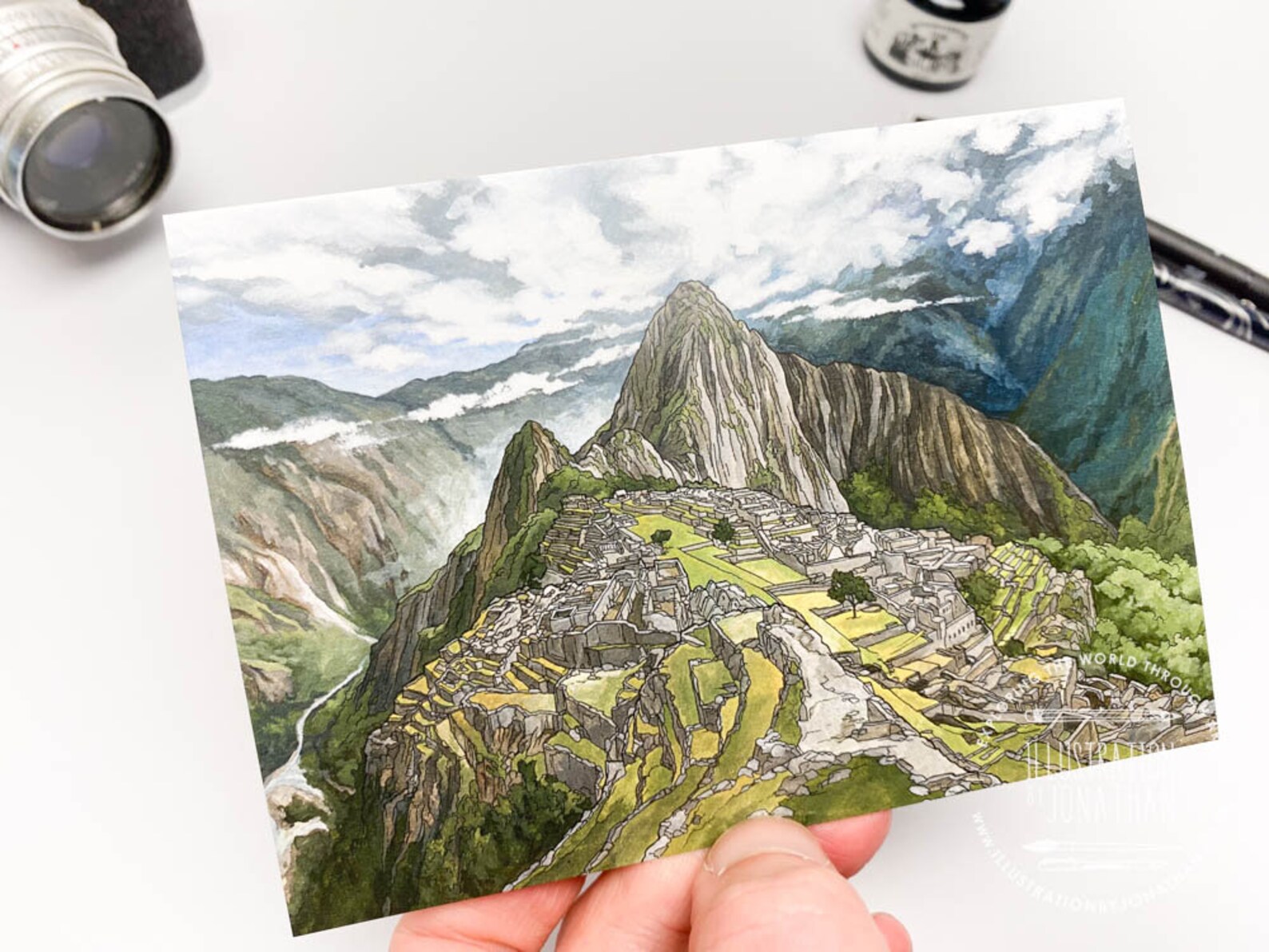 Illustrated World Postcard Set No. 3 (pack of 10) - Etsy