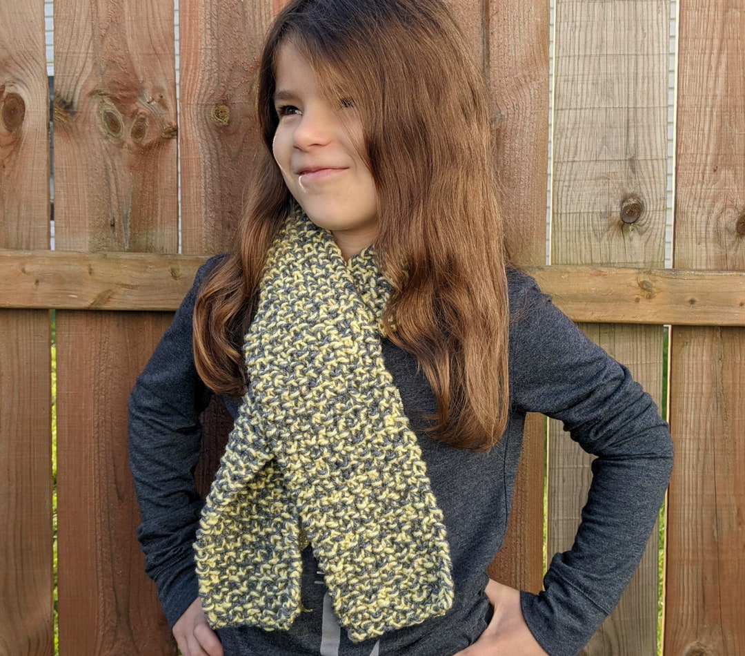 Knit Scarf in Toddler/child/youth Size Many Colors Available, Child ...