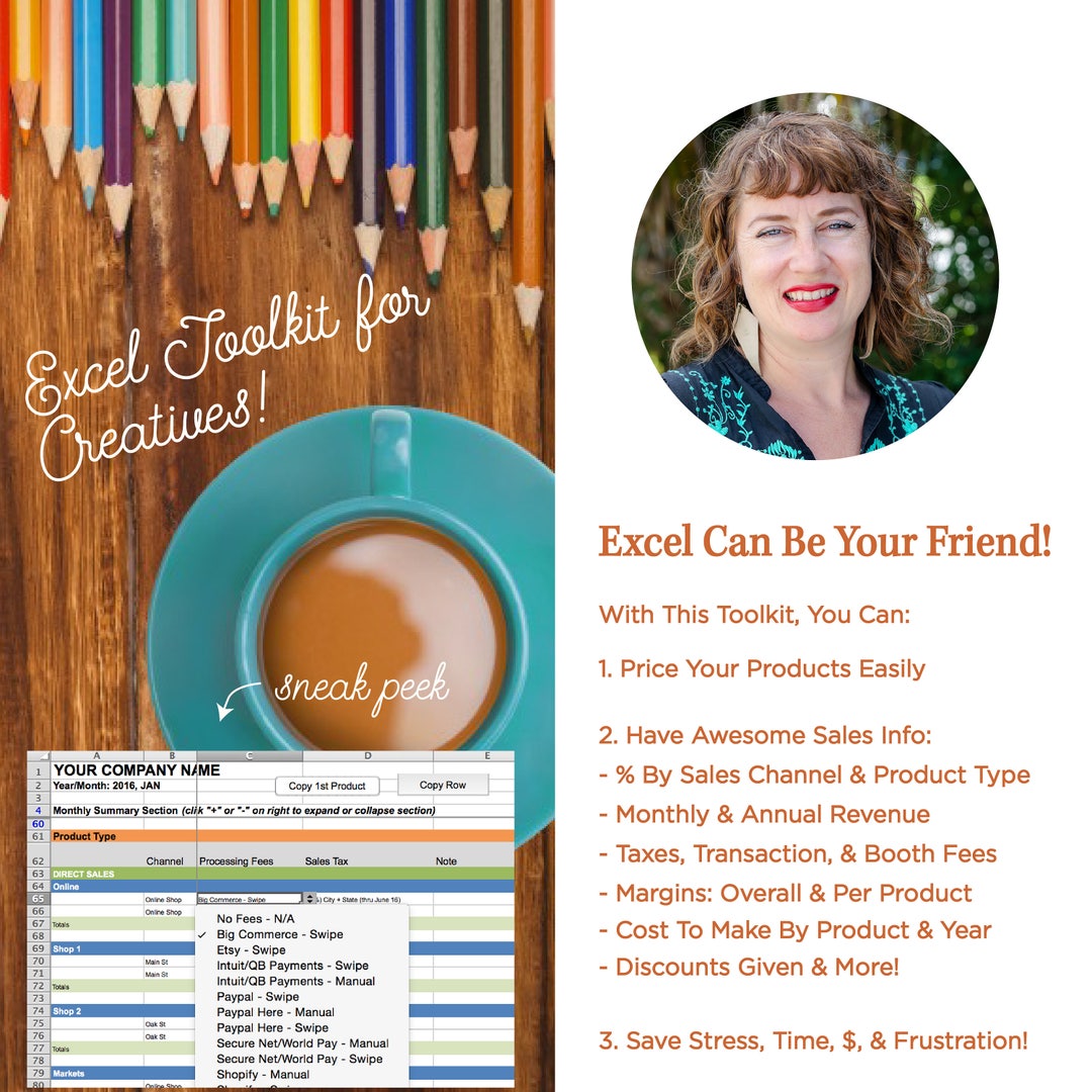 Sales Tracking & Product Pricing Toolkit, Excel Worksheet Templates ...