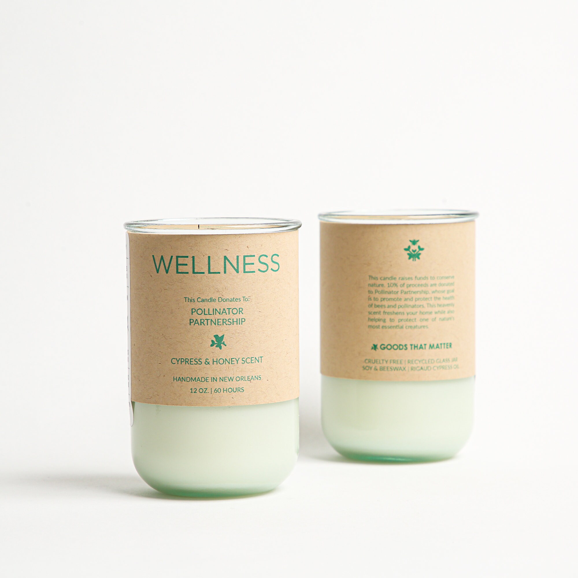 WELLNESS Candle that gives to Bees and Pollinators. Cypress & | Etsy