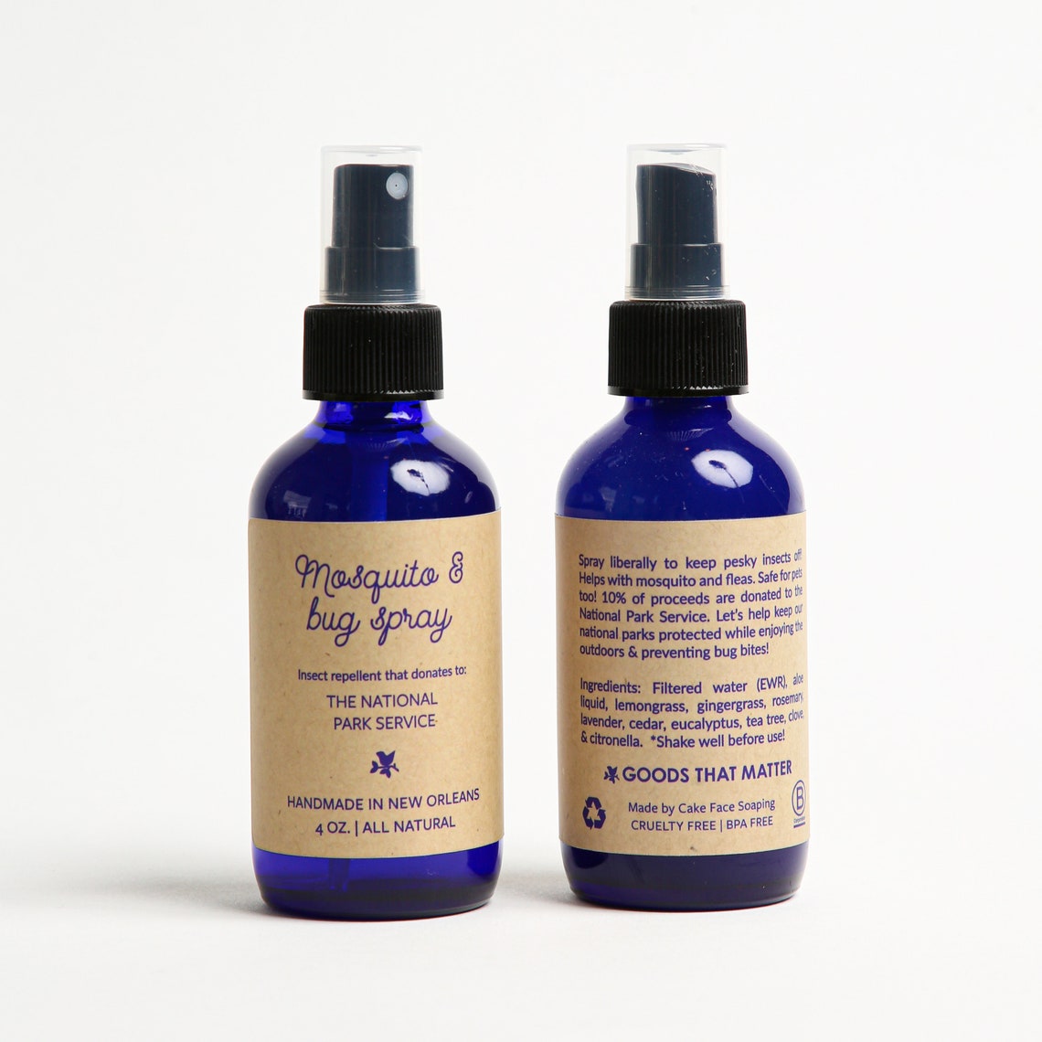 Bug & Mosquito Spray Gives to National Parks All-natural | Etsy